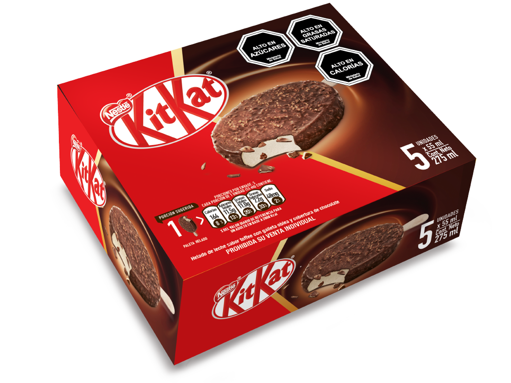 Helado KIT KAT® Paleta MultiPack 5x55ml | Savory®