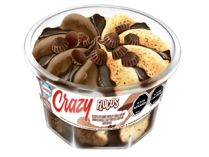 Helado CRAZY® Frambuesa Con Cuchara 170ml | Savory®