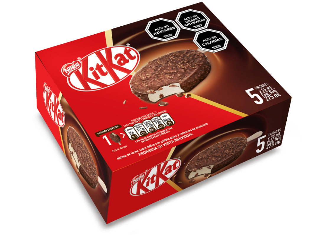 Helado KIT KAT® Paleta MultiPack 5x55ml | Savory®